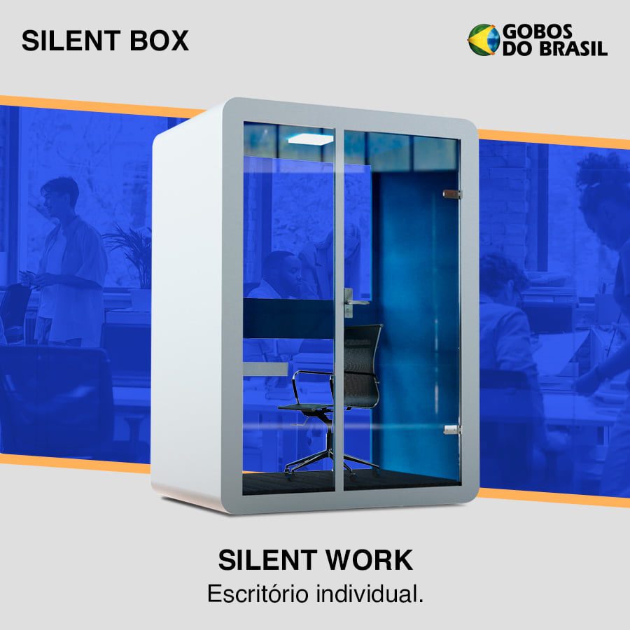 SILENT WORK - Escritório individual com isolamento acústico