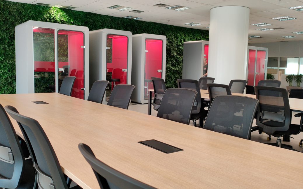 SILENT CALL - Cabine acústica individual para telefonemas